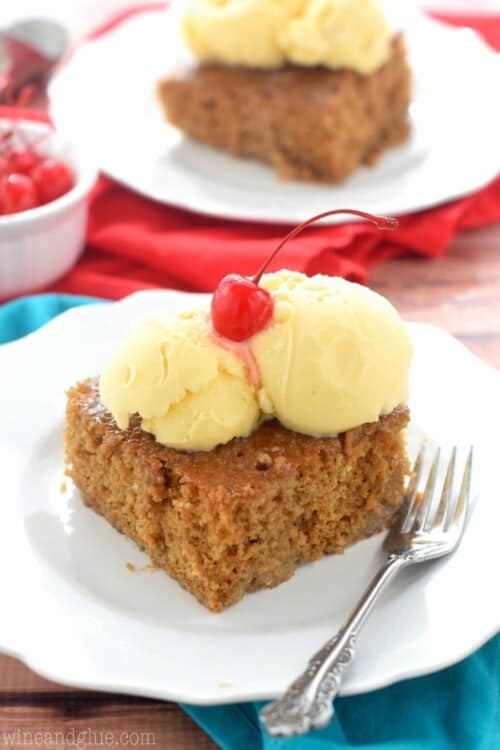 Root Beer Float Poke Cake - Simple Joy