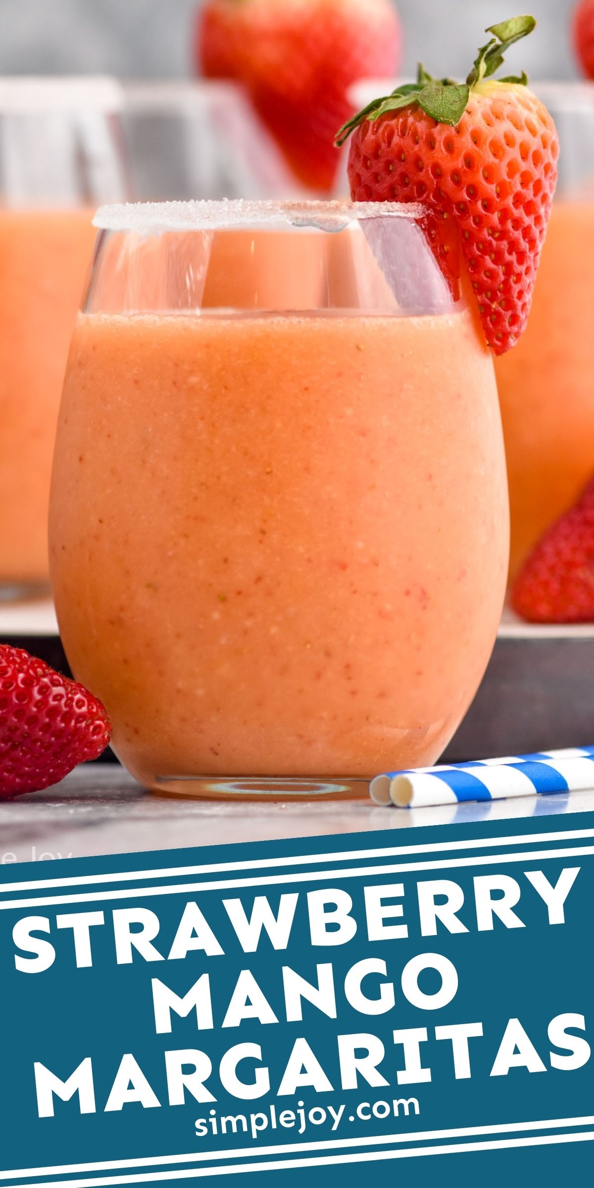 Strawberry Mango Margarita - Simple Joy