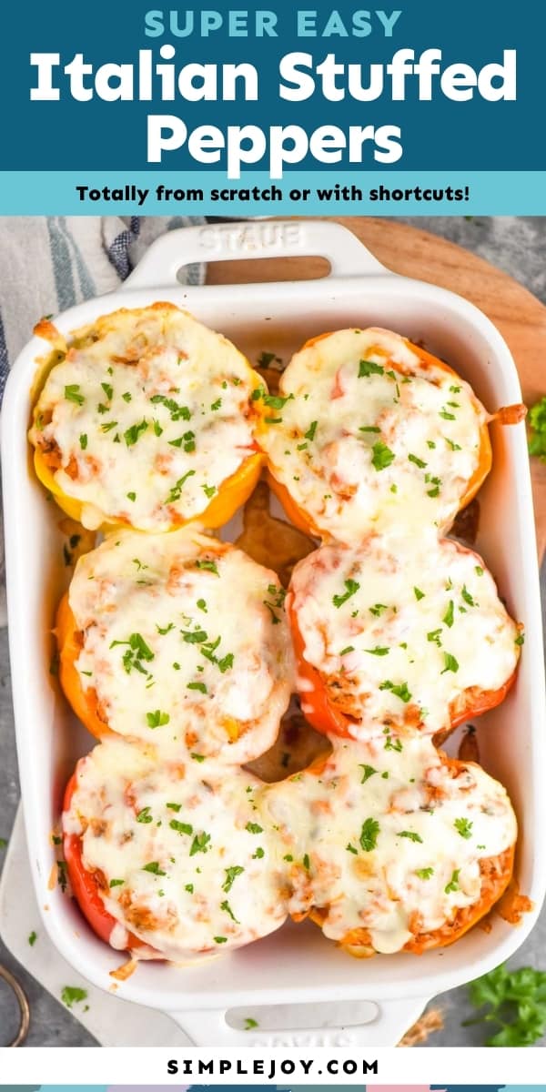 Italian Stuffed Peppers Recipe (Family Favorite!)