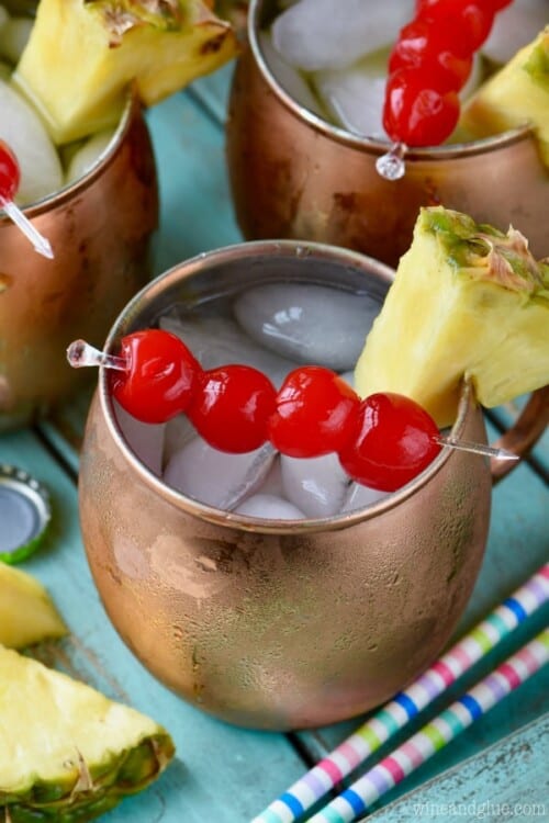 Tropical Moscow Mules - Simple Joy