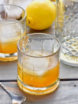 Gold Rush Cocktail - Wine and Glue