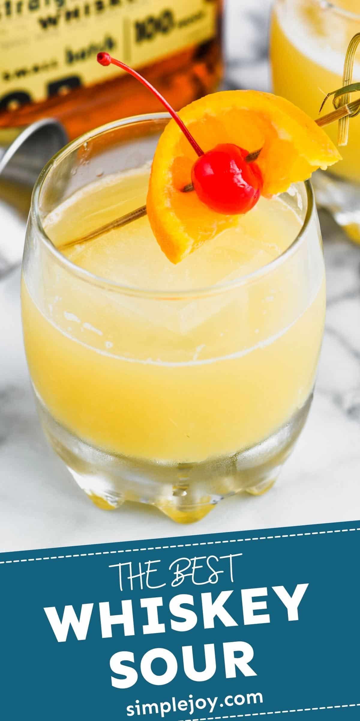 Whiskey Sour Recipe - Simple Joy