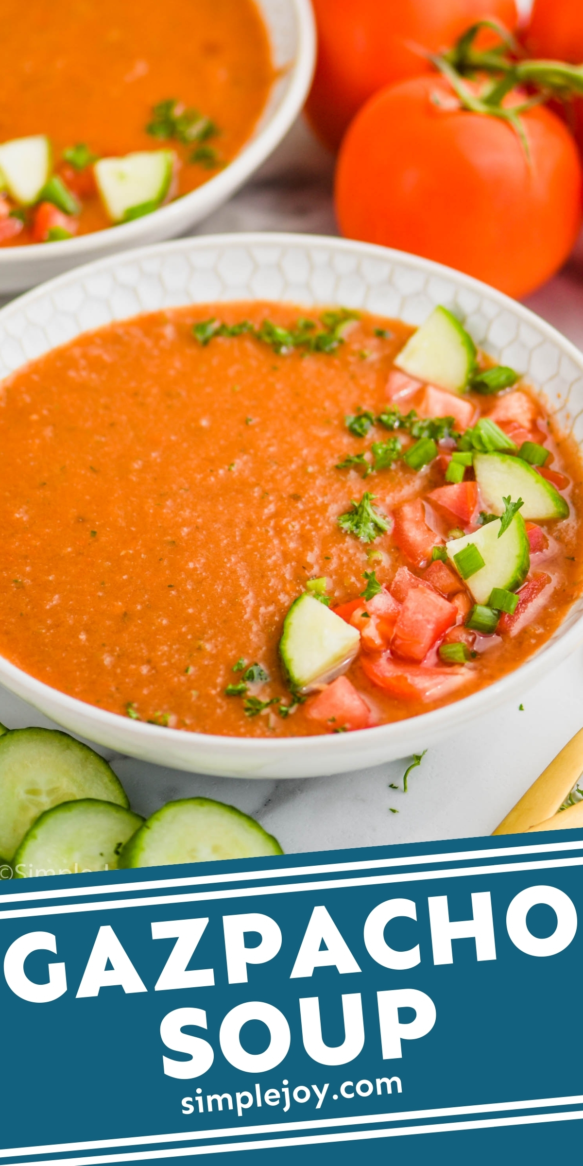 Gazpacho Recipe (Simple & Delicious!) - Simple Joy