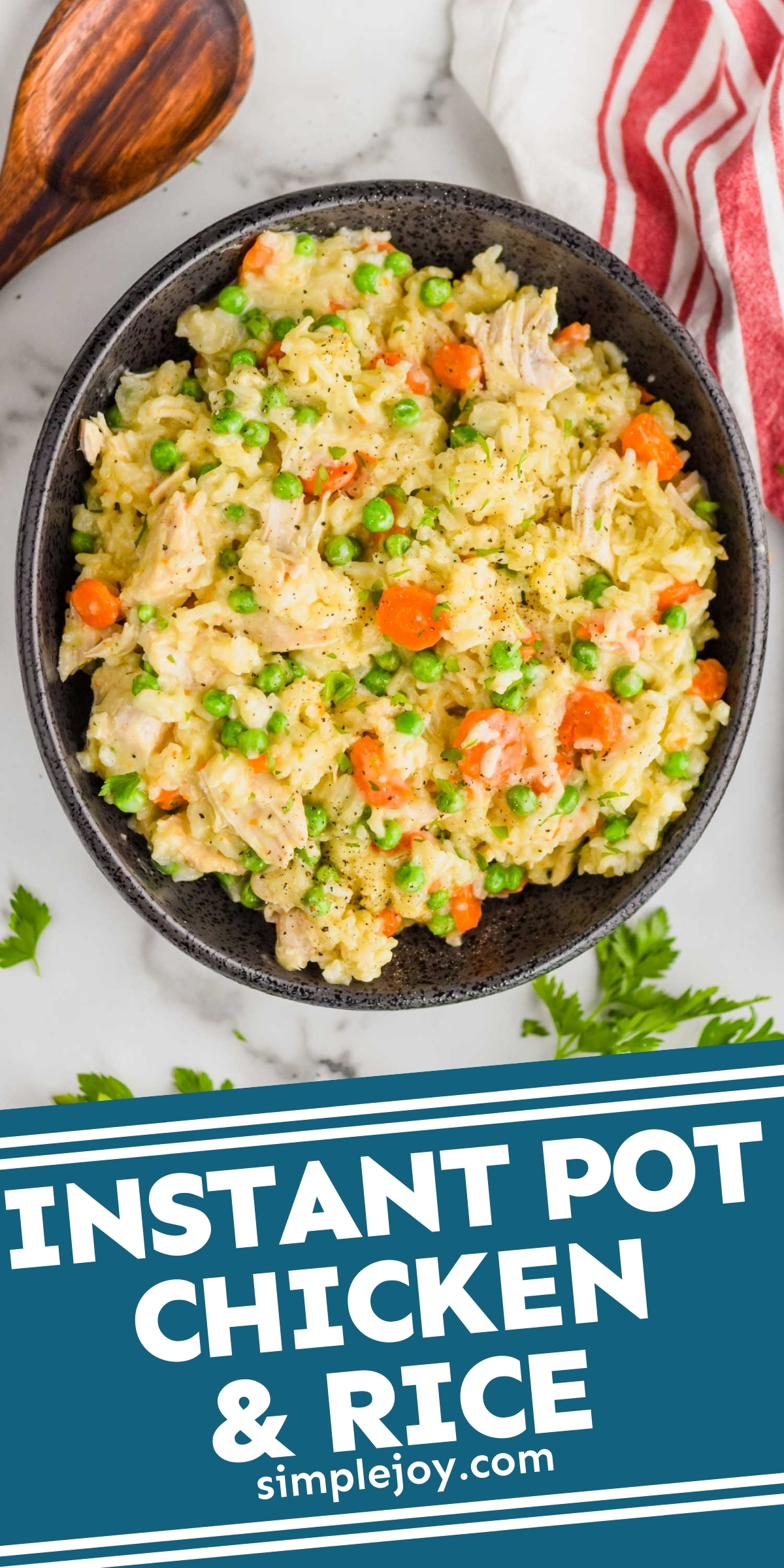 Instant Pot Chicken and Rice Casserole - Simple Joy