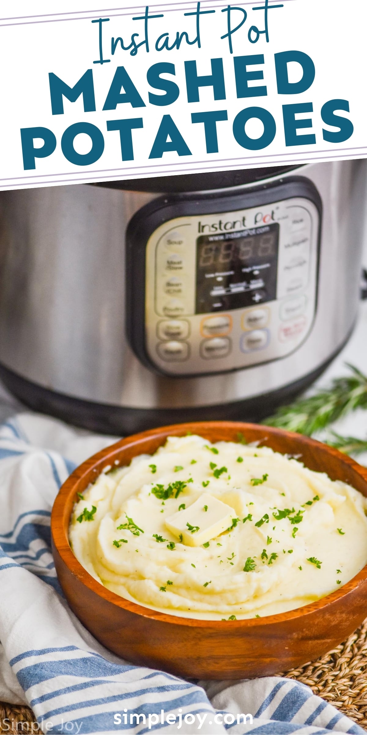 Instant Pot Mashed Potatoes - Simple Joy