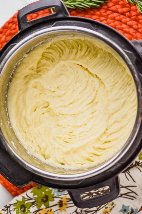 Instant Pot Mashed Potatoes - Simple Joy