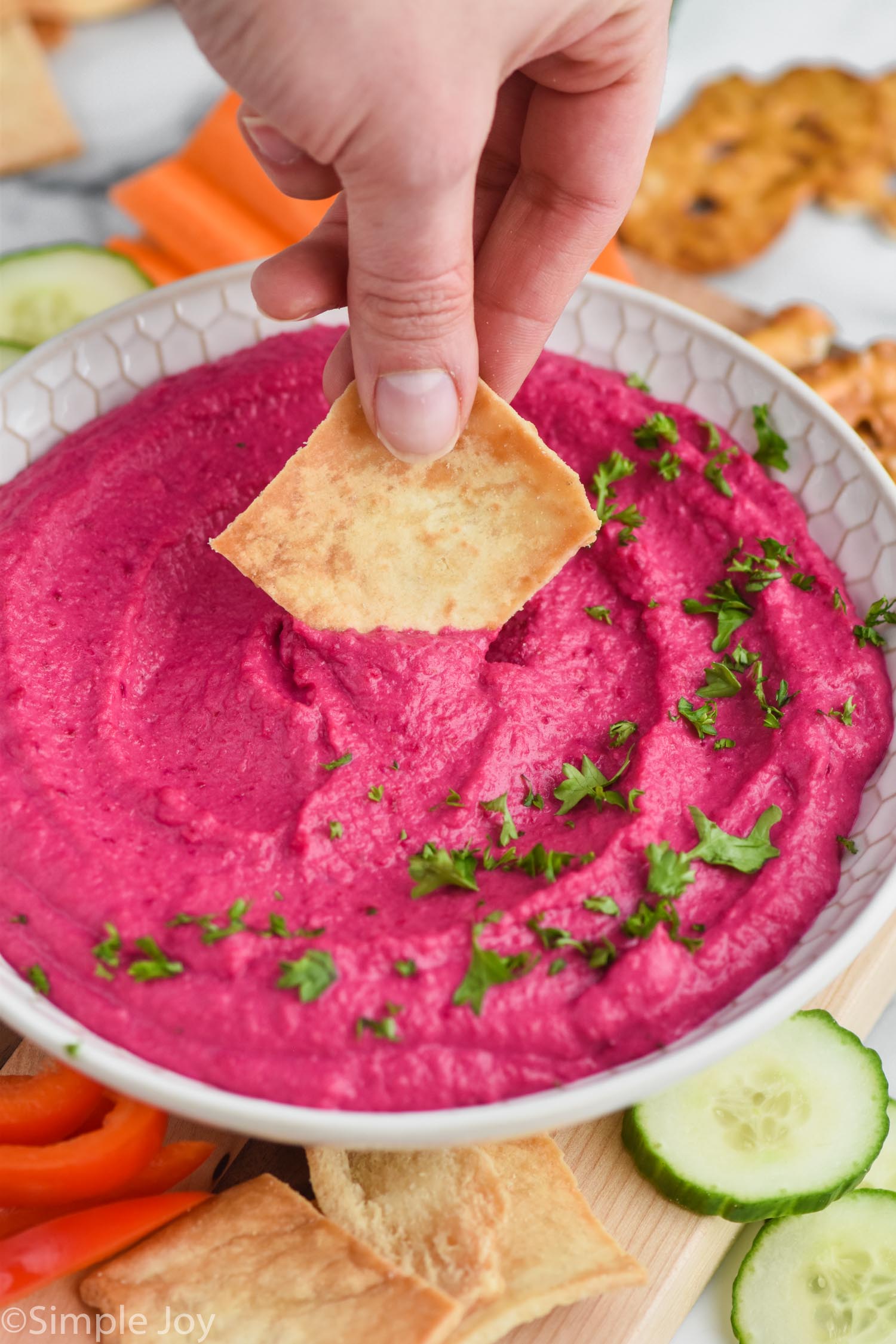 Beet Hummus - Simple Joy