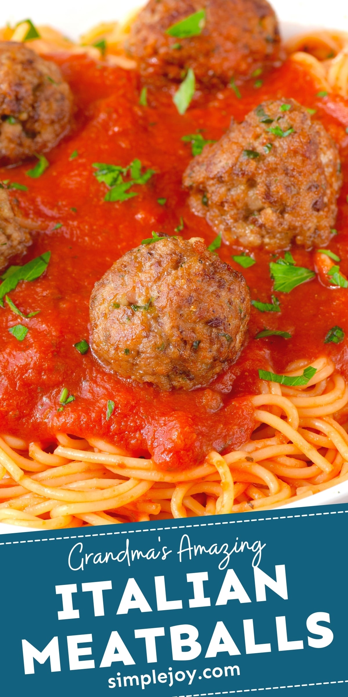 The Best Italian Meatballs - Simple Joy