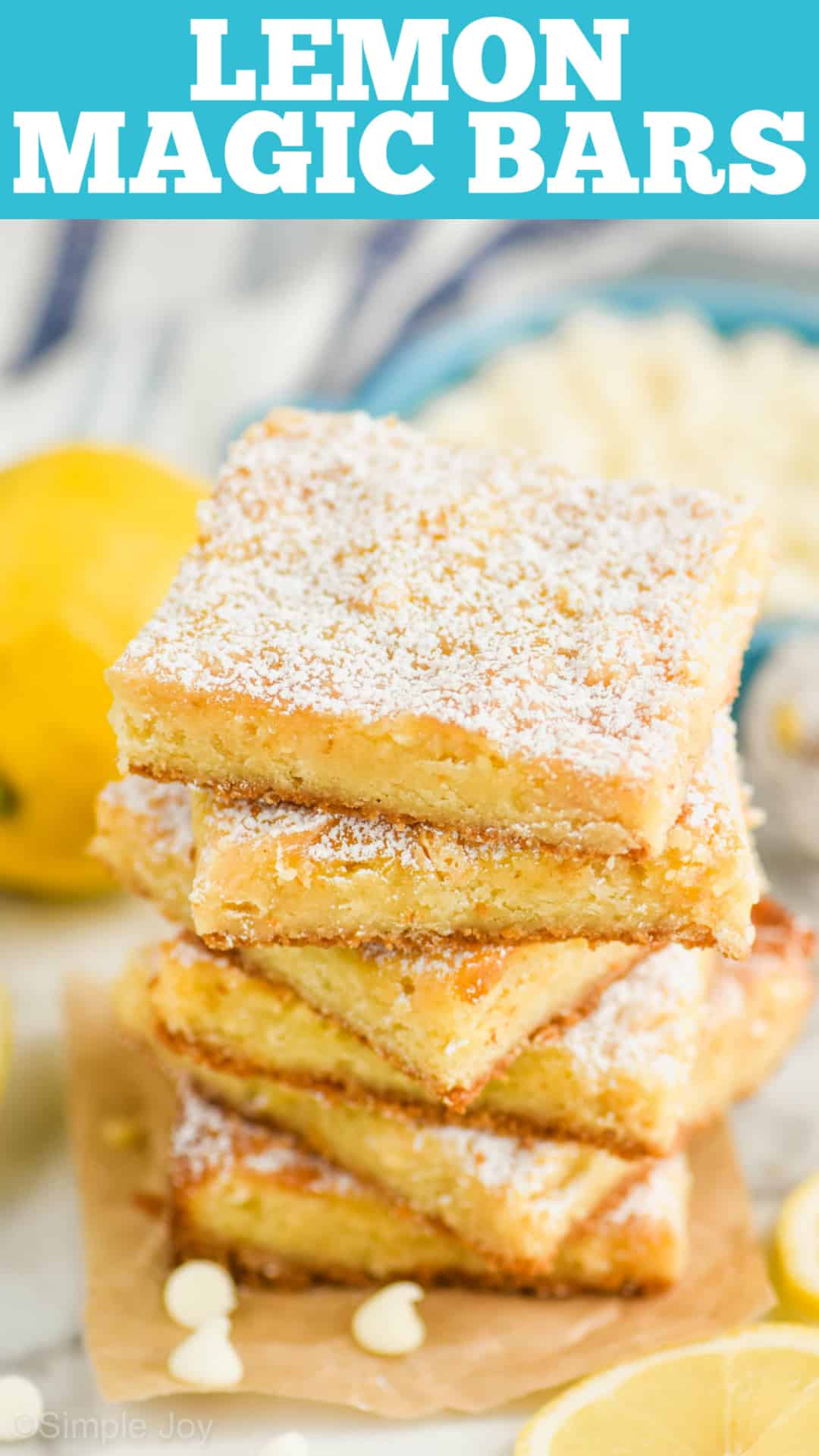 Lemon Magic Bars - Simple Joy