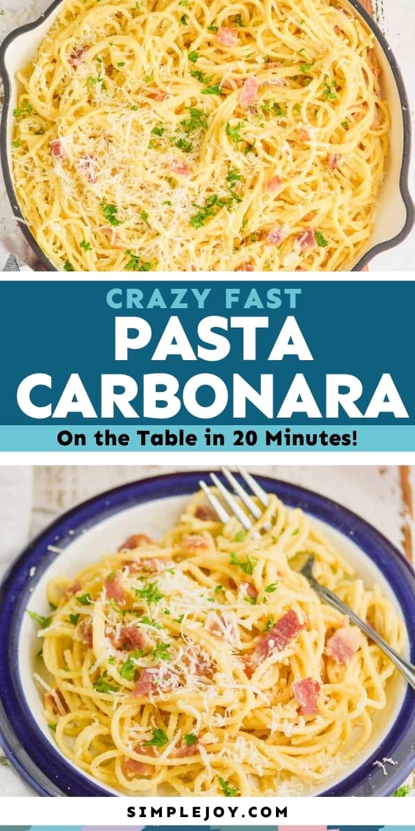 Pasta Carbonara - Simple Joy