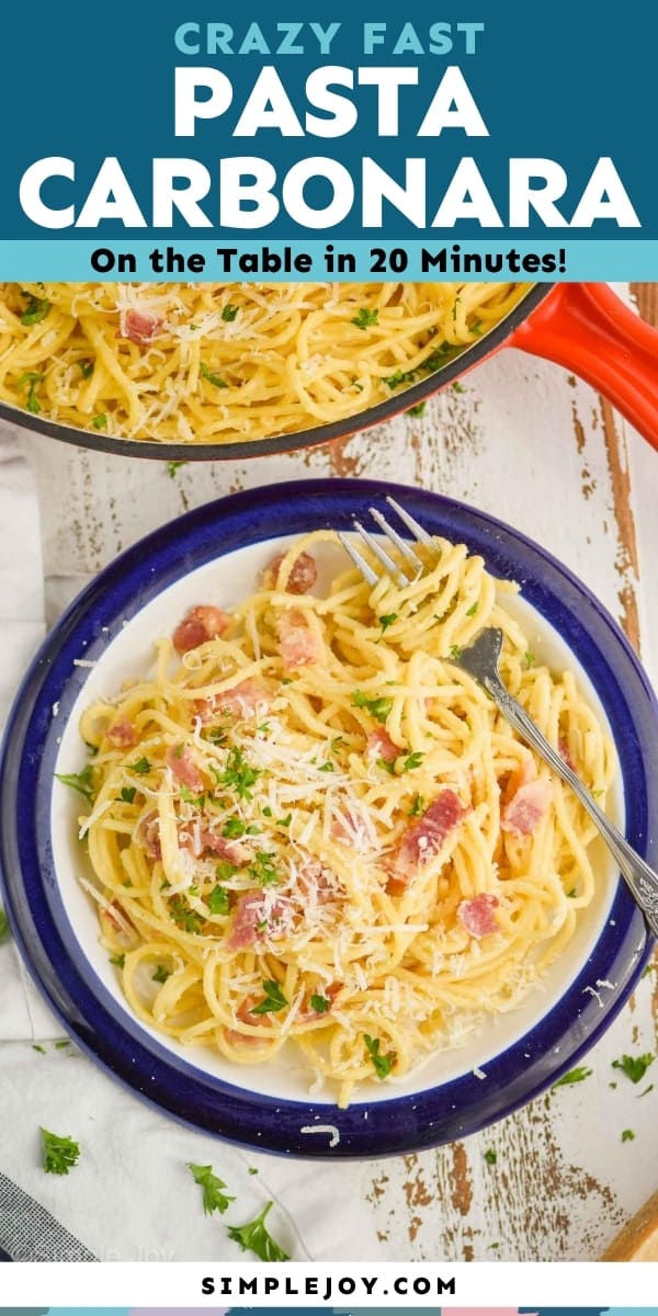 Pasta Carbonara - Simple Joy