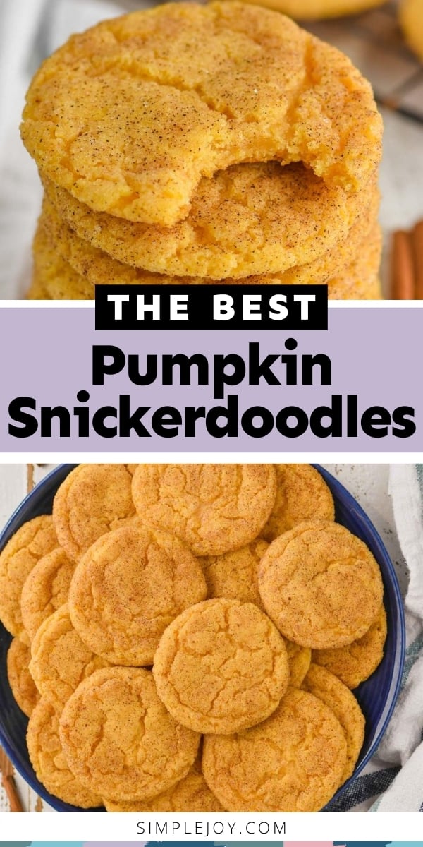 Pumpkin Snickerdoodles - Simple Joy