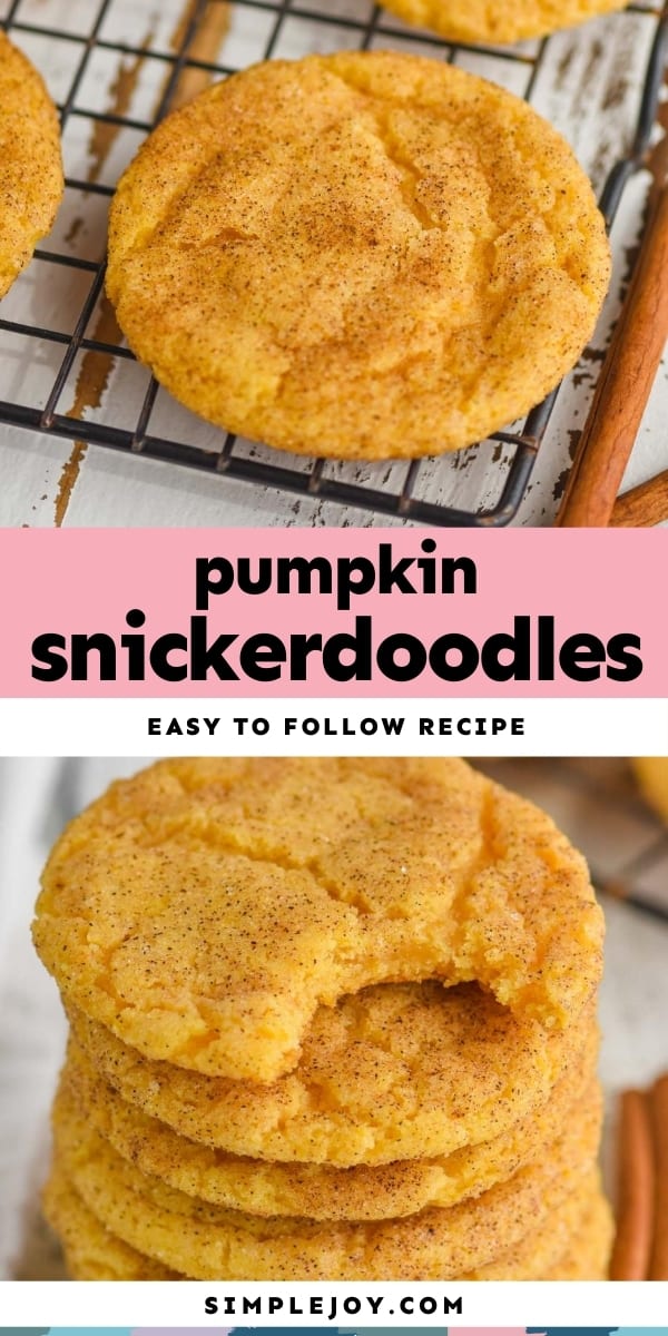 Pumpkin Snickerdoodles - Simple Joy
