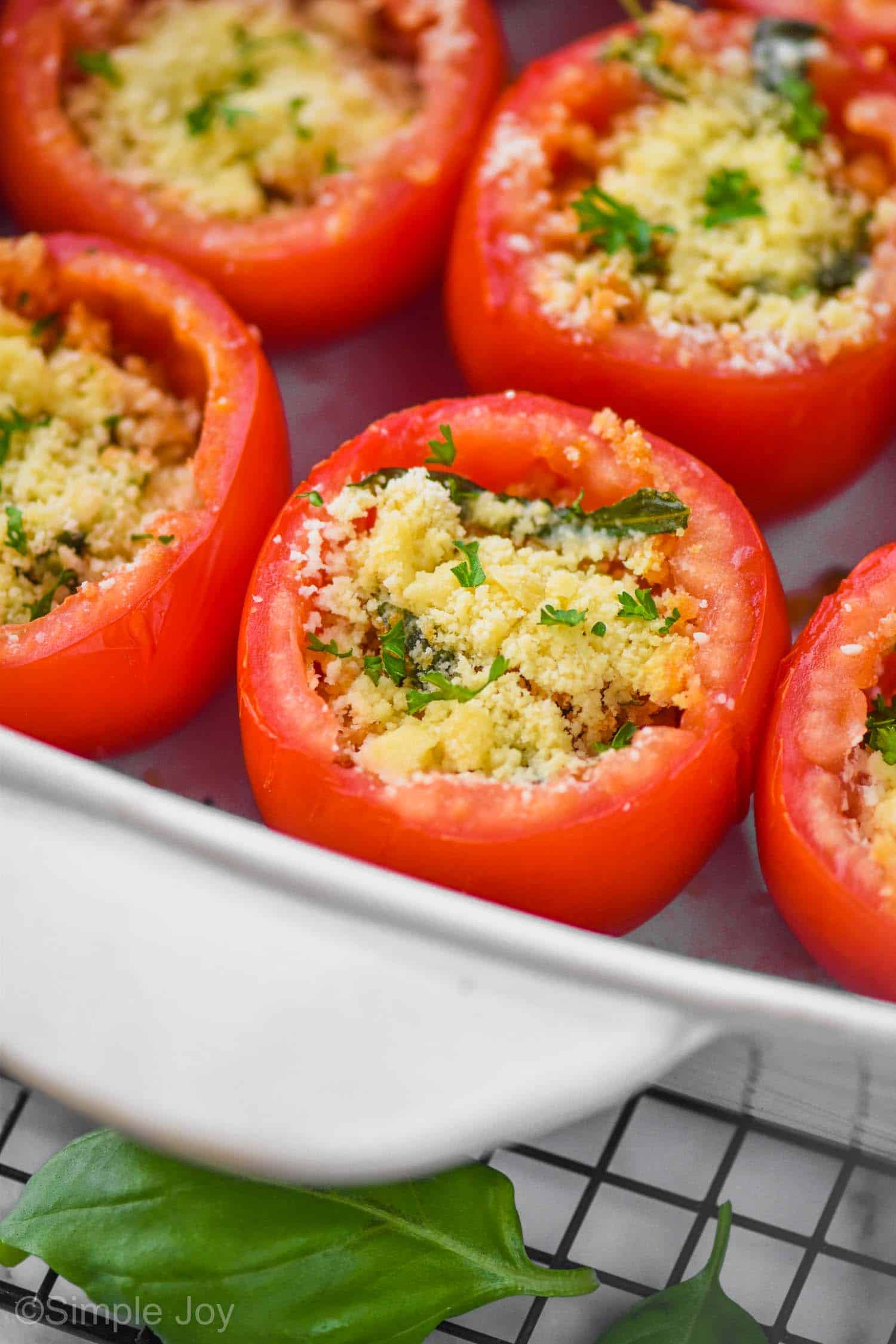 Stuffed Tomatoes - Simple Joy