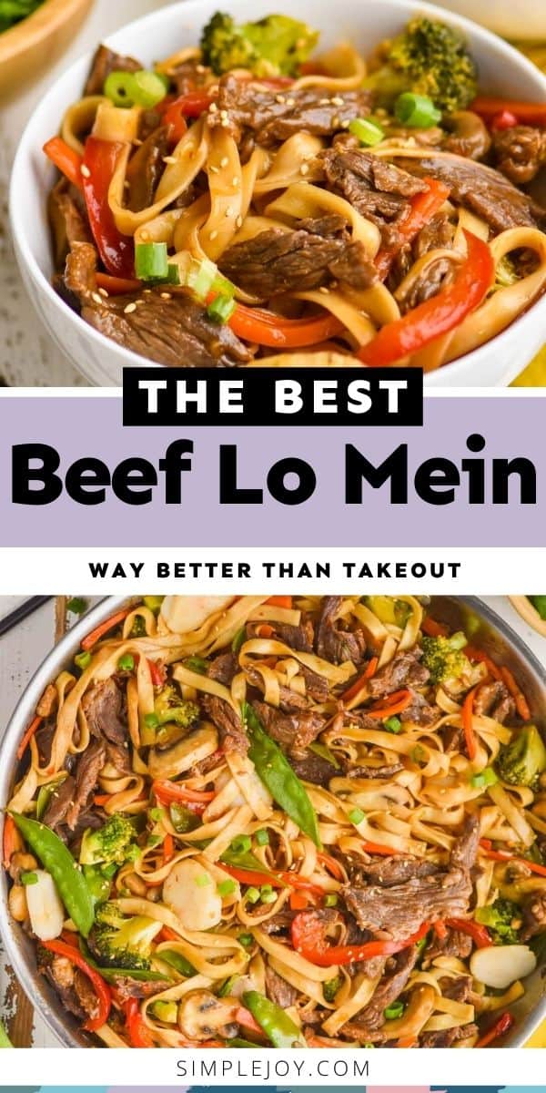 Beef Lo Mein - Simple Joy
