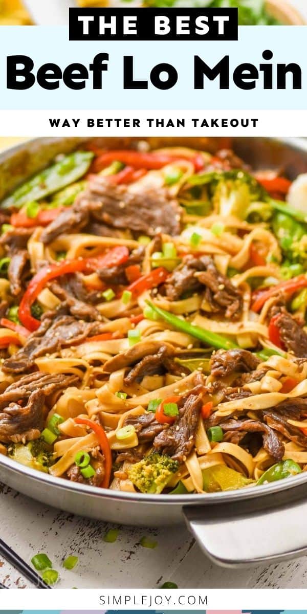 Beef Lo Mein - Simple Joy