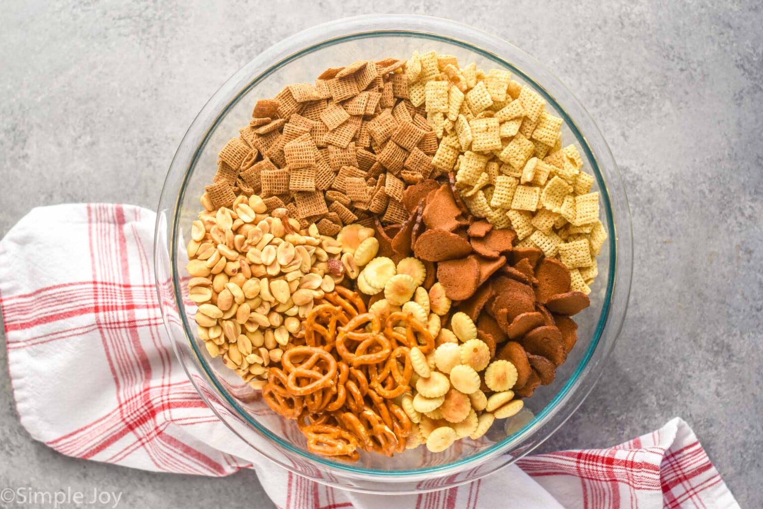 Easy Chex Mix Recipe (Best Seasoning!) - Simple Joy