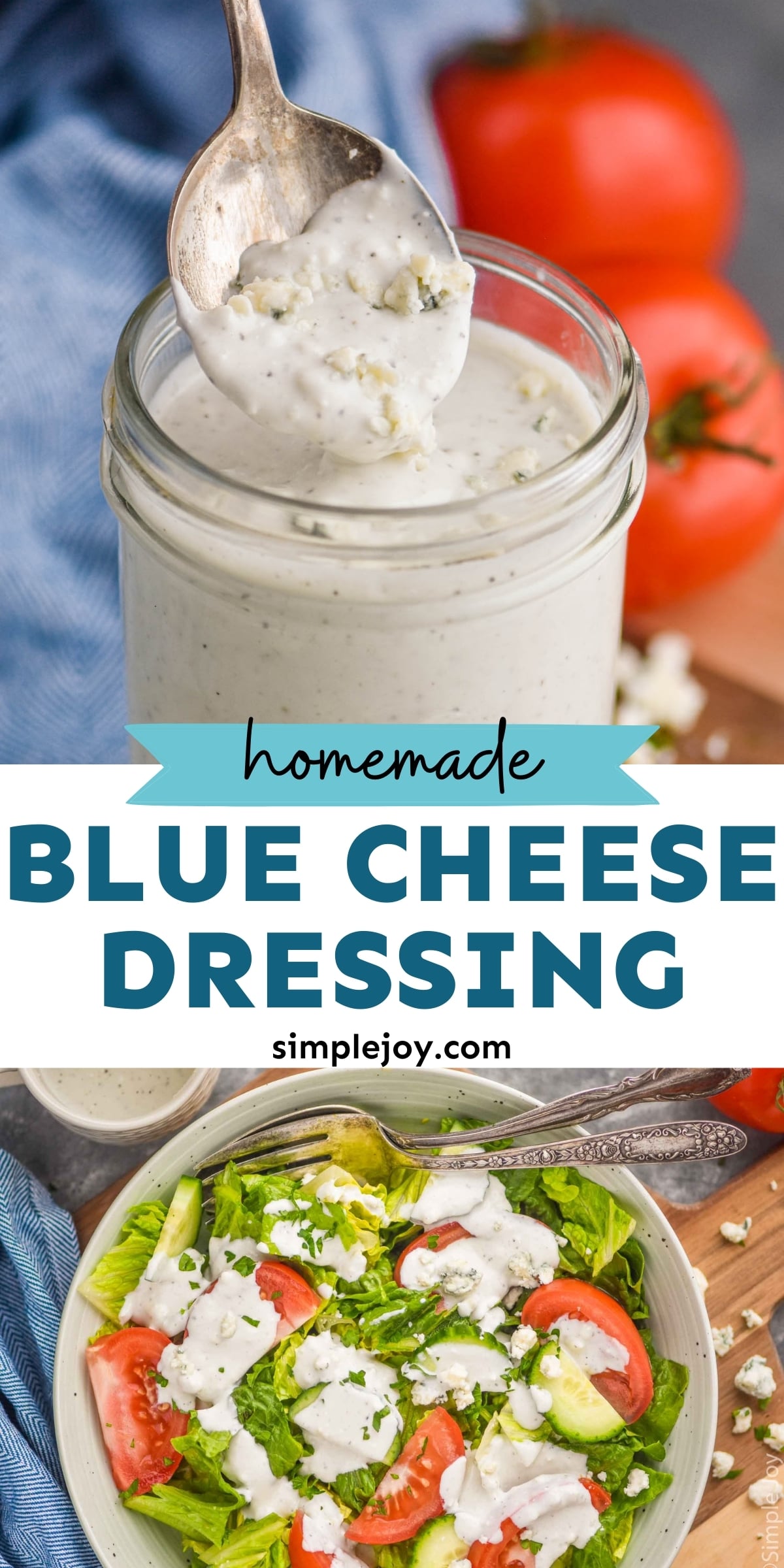 Best Best Blue Cheese Dressing Recipe - Simple Joy