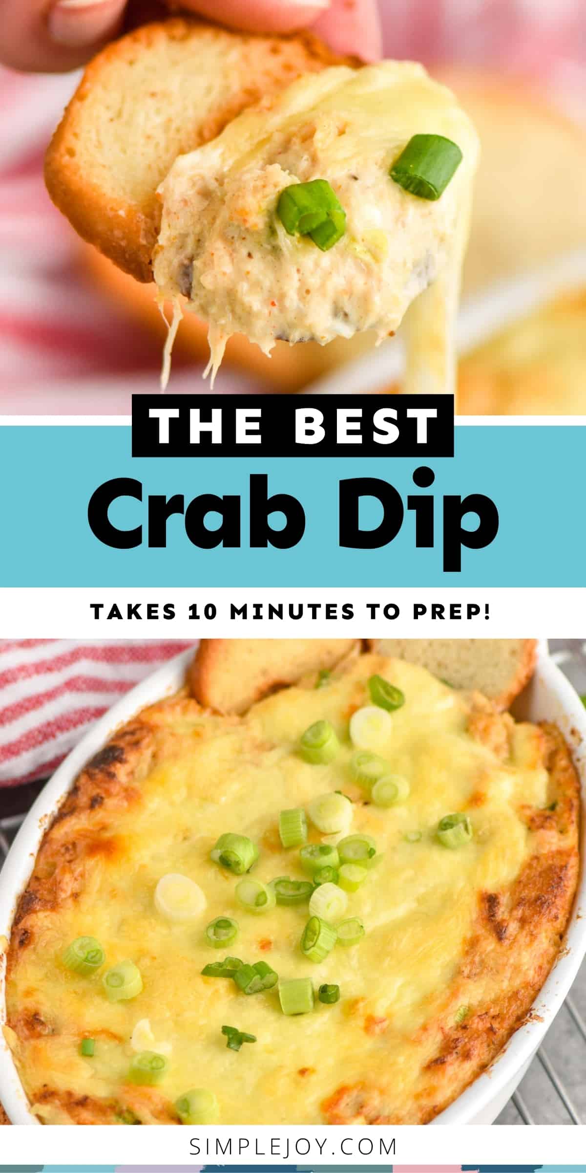 Hot Crab Dip Recipe (Perfect Appetizer!) - Simple Joy
