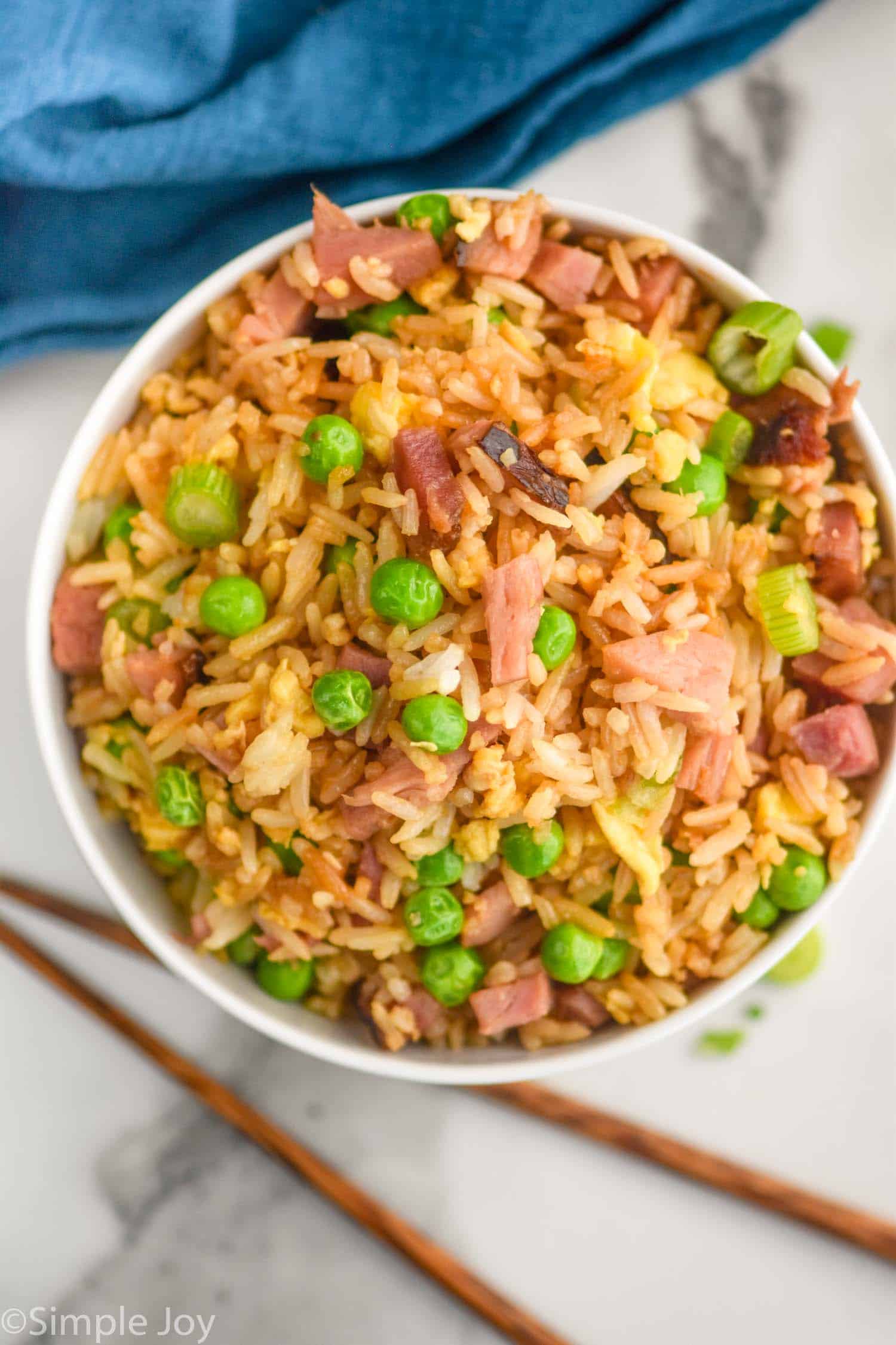 Ham Fried Rice - Simple Joy
