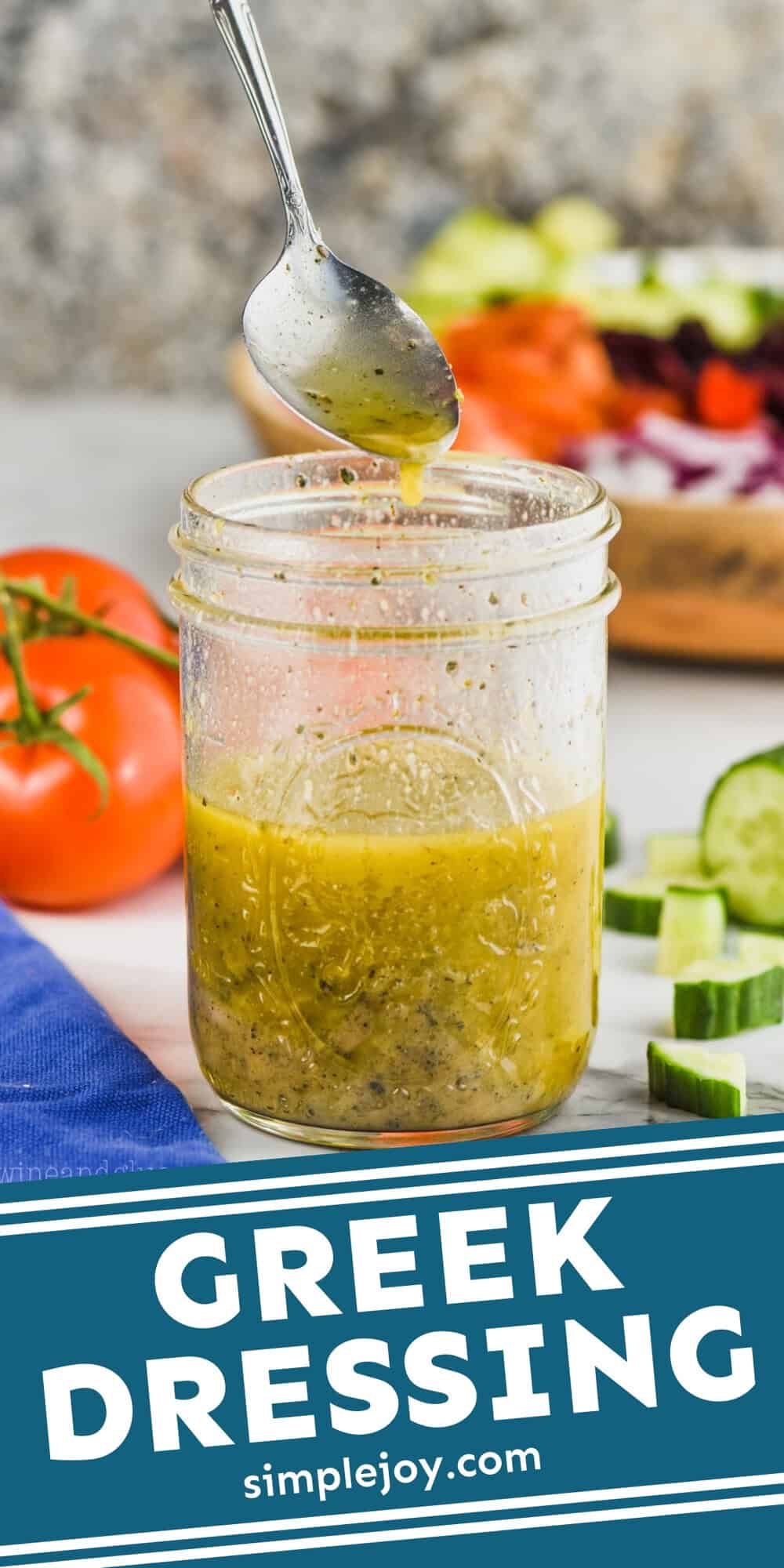 Greek Salad Dressing Recipe - Simple Joy