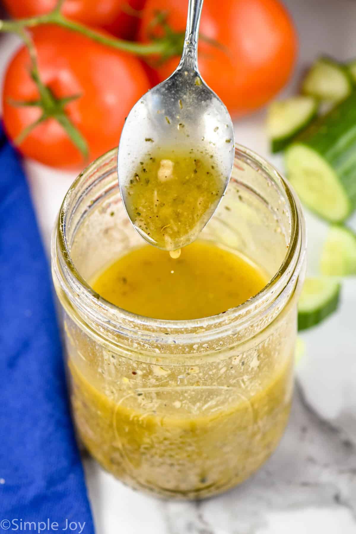 Greek Salad Dressing Recipe - Simple Joy