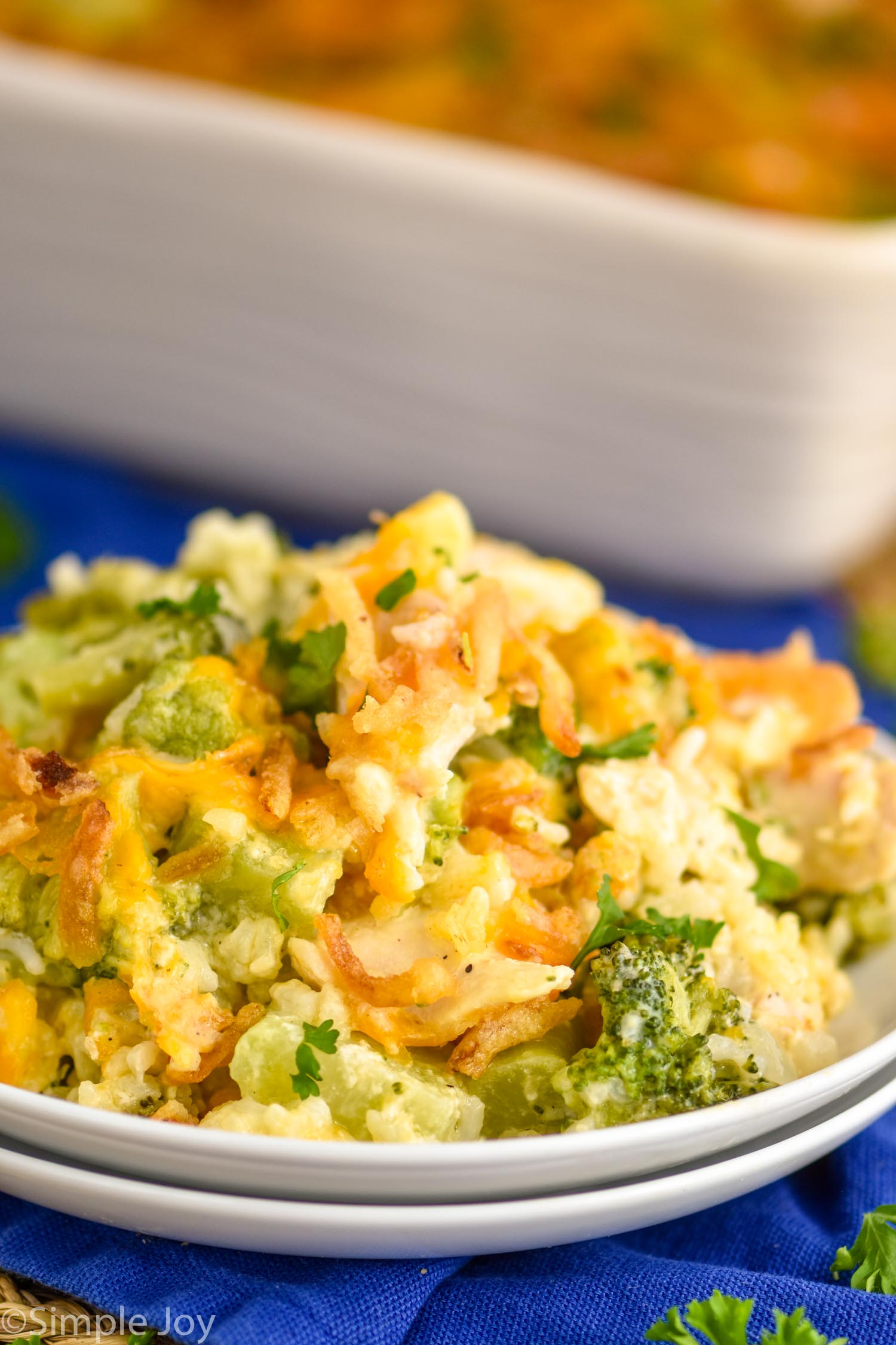Chicken Broccoli Rice Casserole - Simple Joy