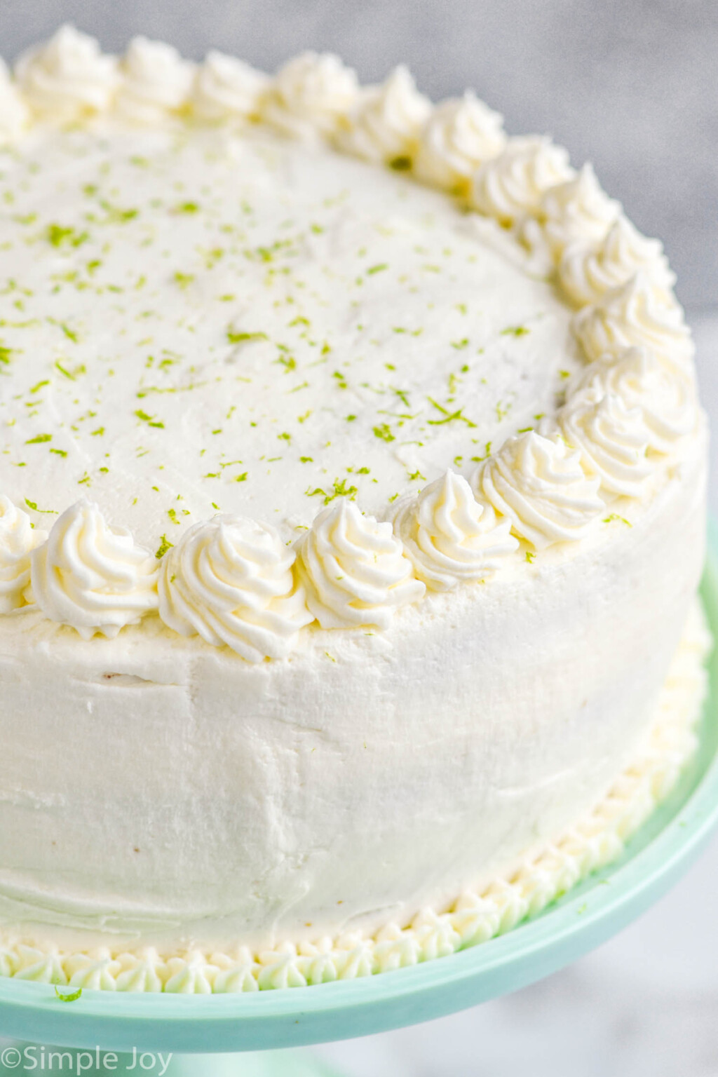 Key Lime Cake - Simple Joy