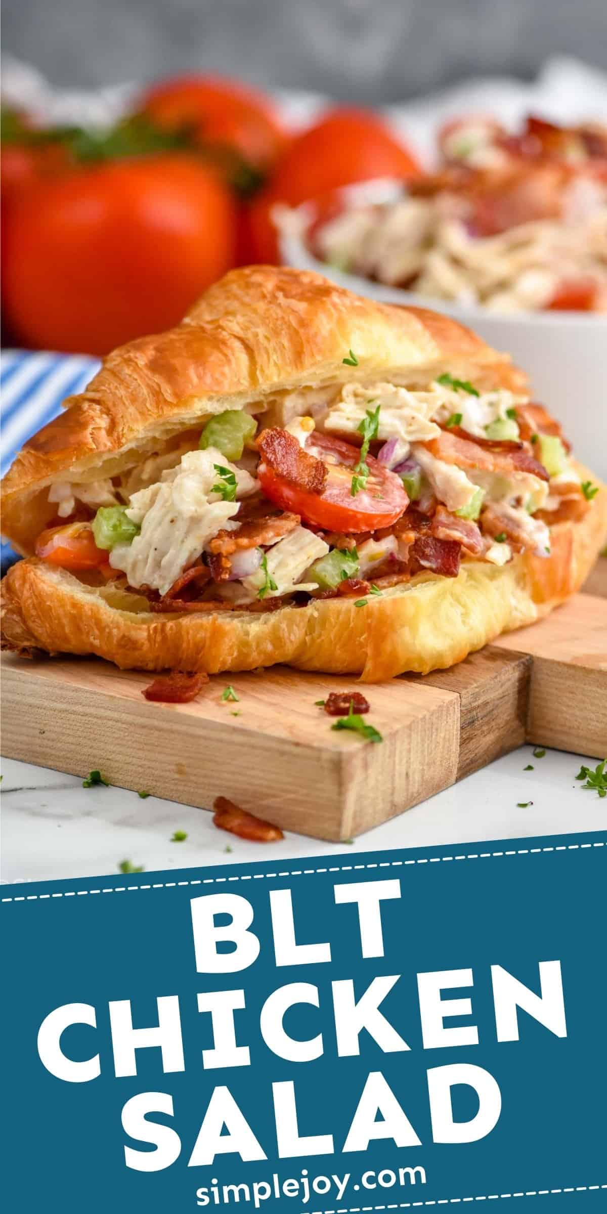 BLT Chicken Salad - Simple Joy