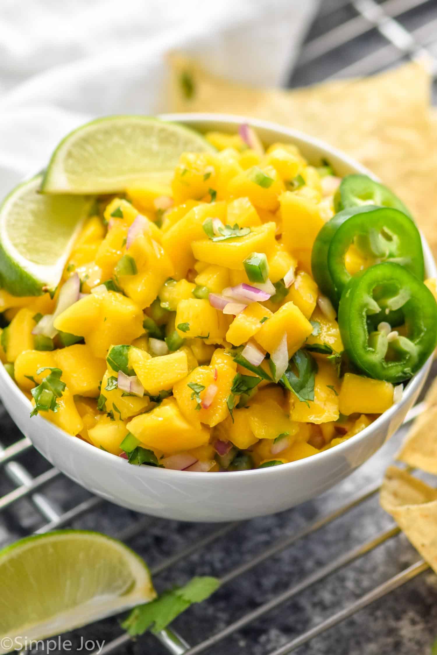 Mango Salsa (Mango Pico de Gallo) - Simple Joy