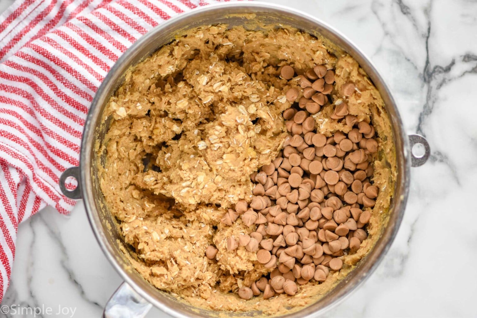 Chewy Oatmeal Scotchies (Oatmeal Butterscotch Cookies) - Simple Joy