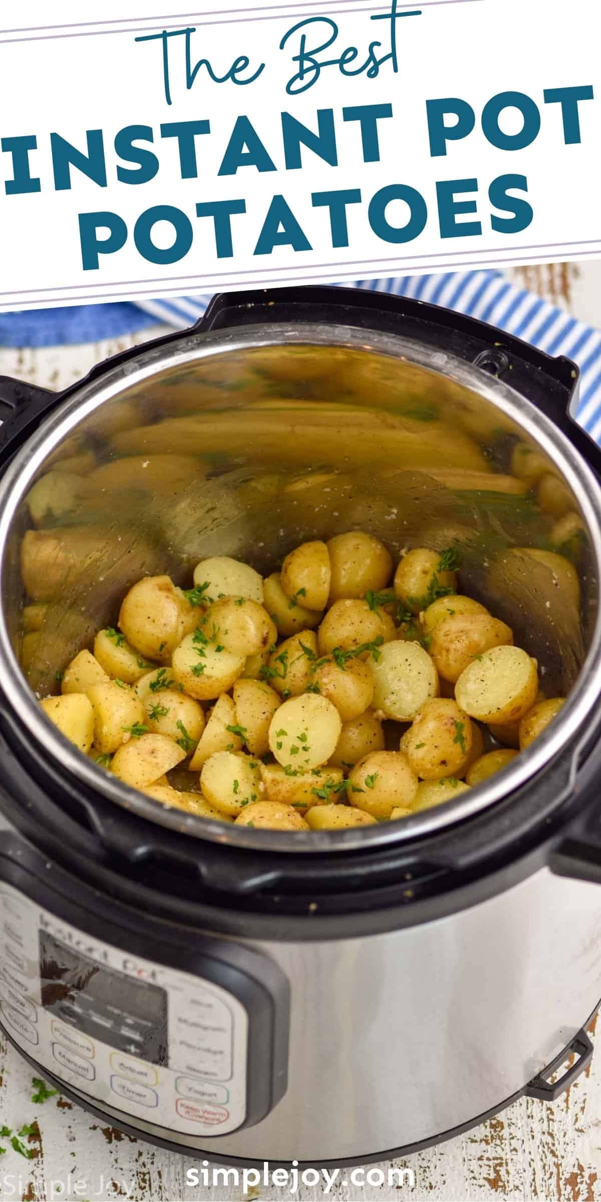 Instant Pot Potatoes - Simple Joy