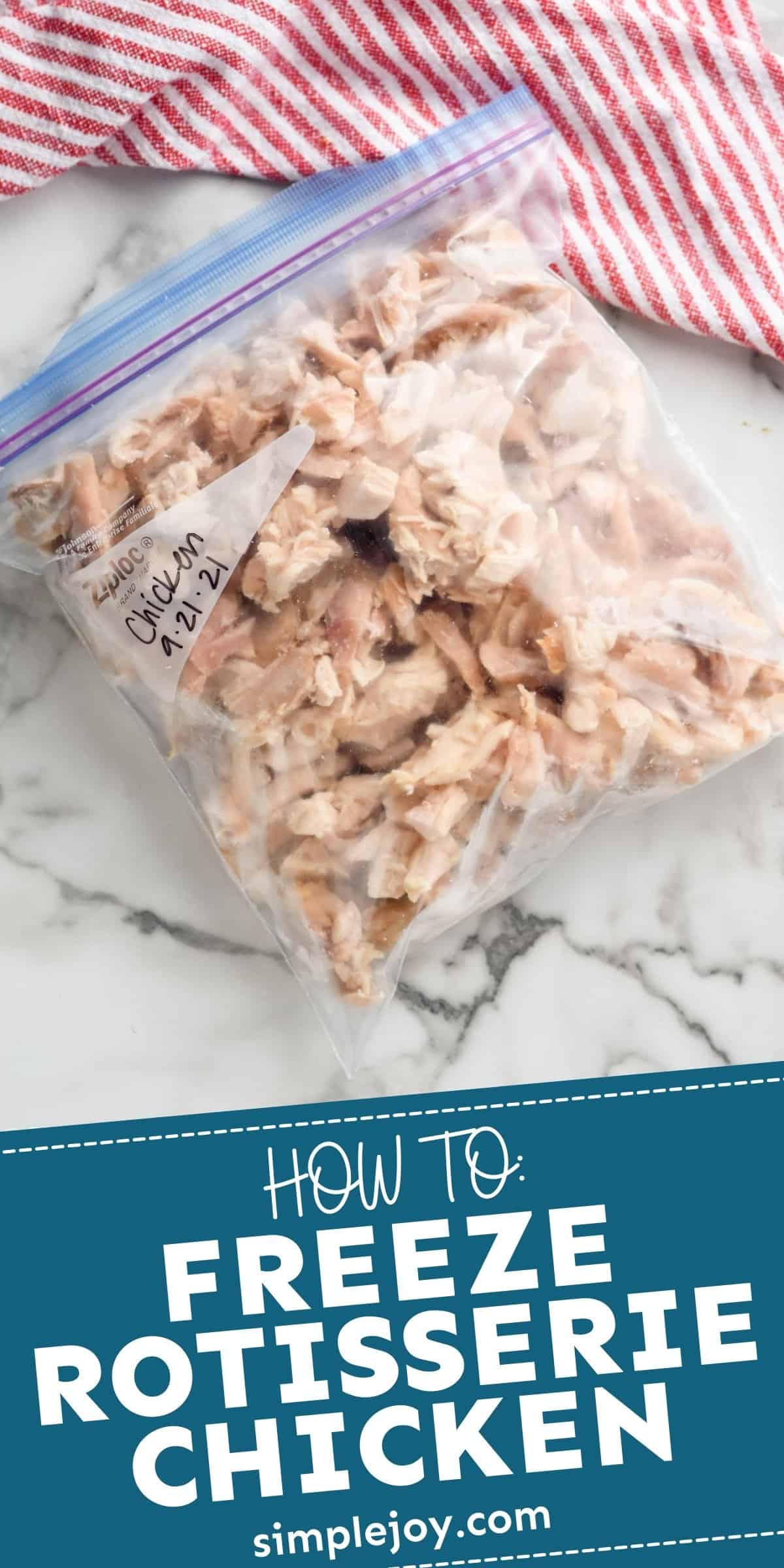 Freezing Cooked Chicken - Simple Joy Freezing Cooked Chicken - Simple Joy