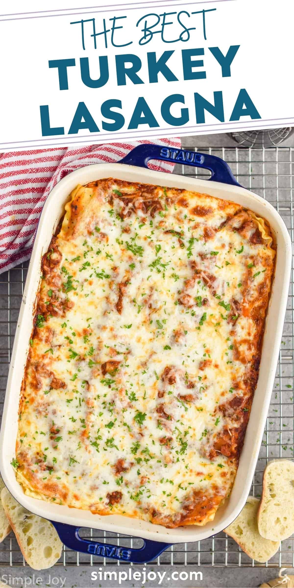 Turkey Lasagna - Simple Joy