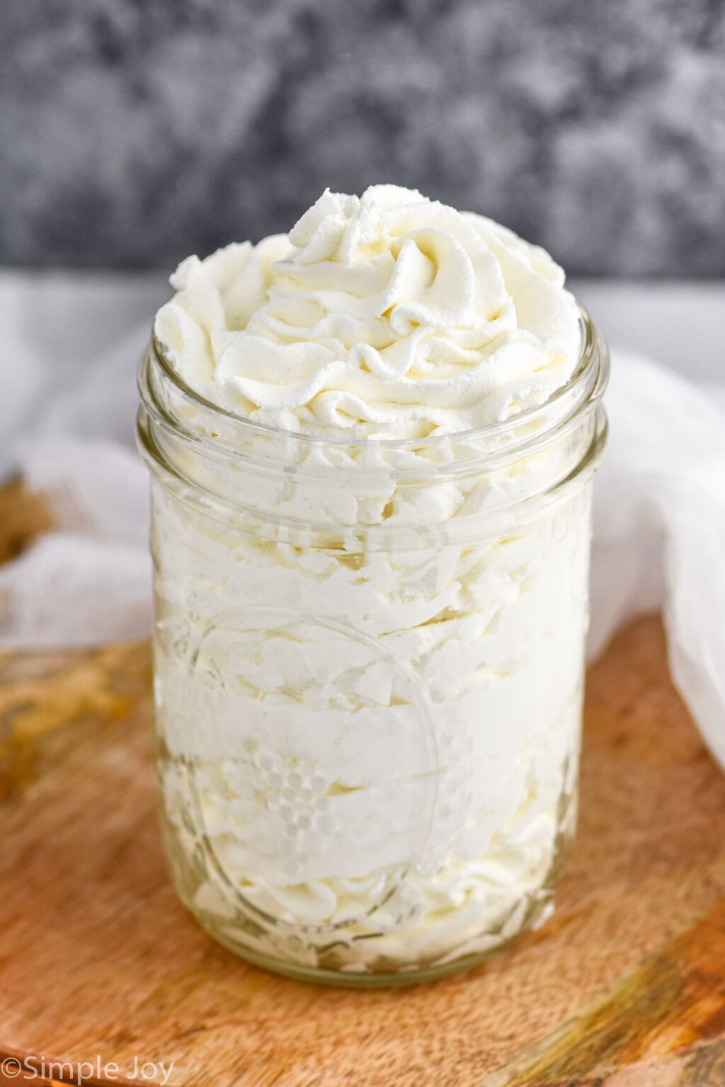 Stabilized Whipped Cream - Simple Joy