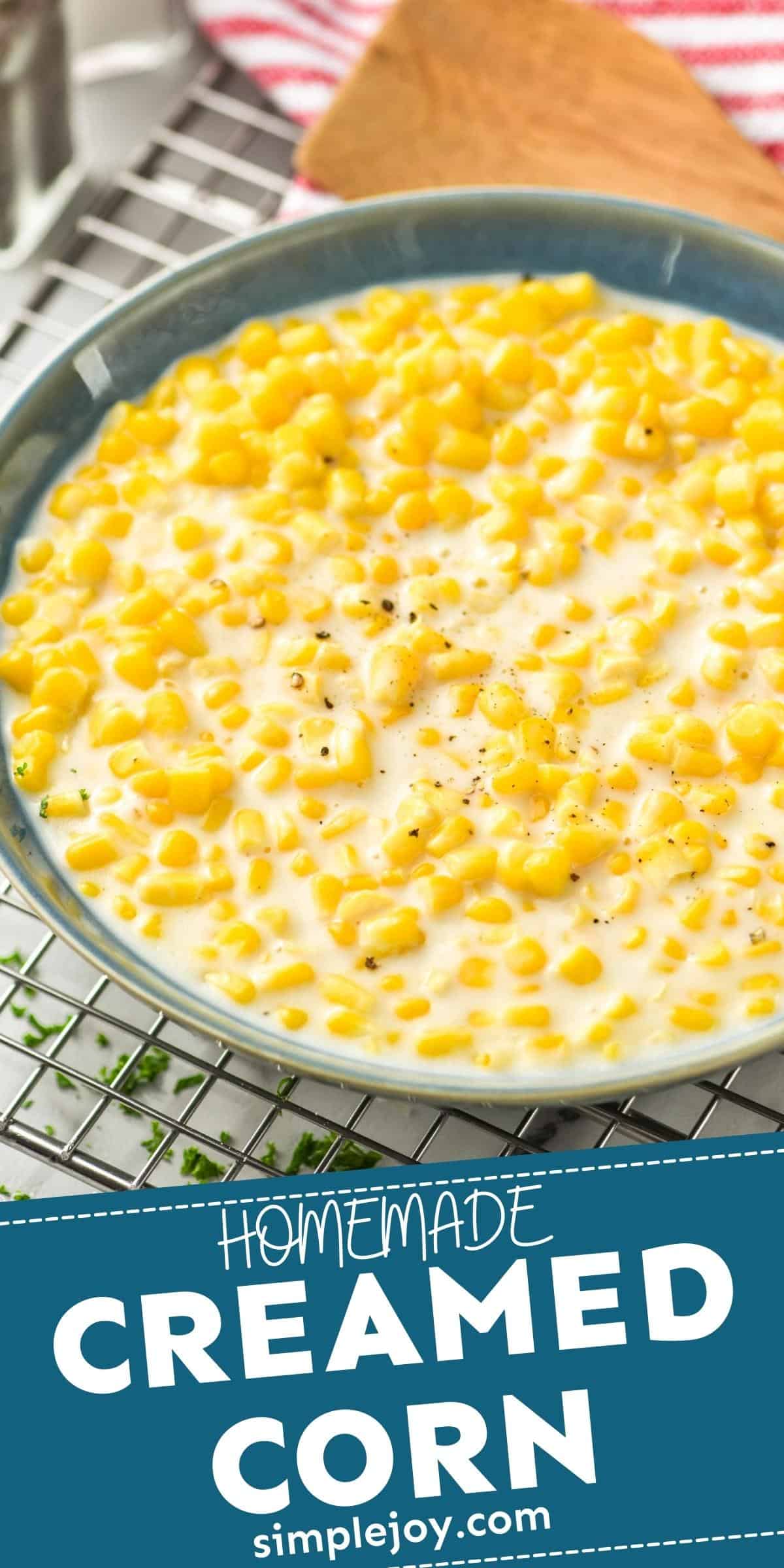 Creamed Corn Recipe - Simple Joy