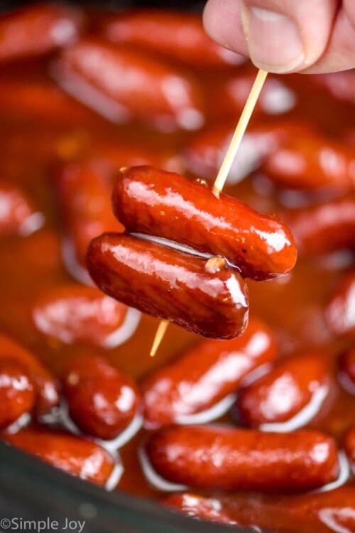 Little Smokies Recipe (Easy Appetizer) - Simple Joy