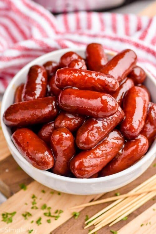 Little Smokies Recipe (Easy Appetizer) - Simple Joy