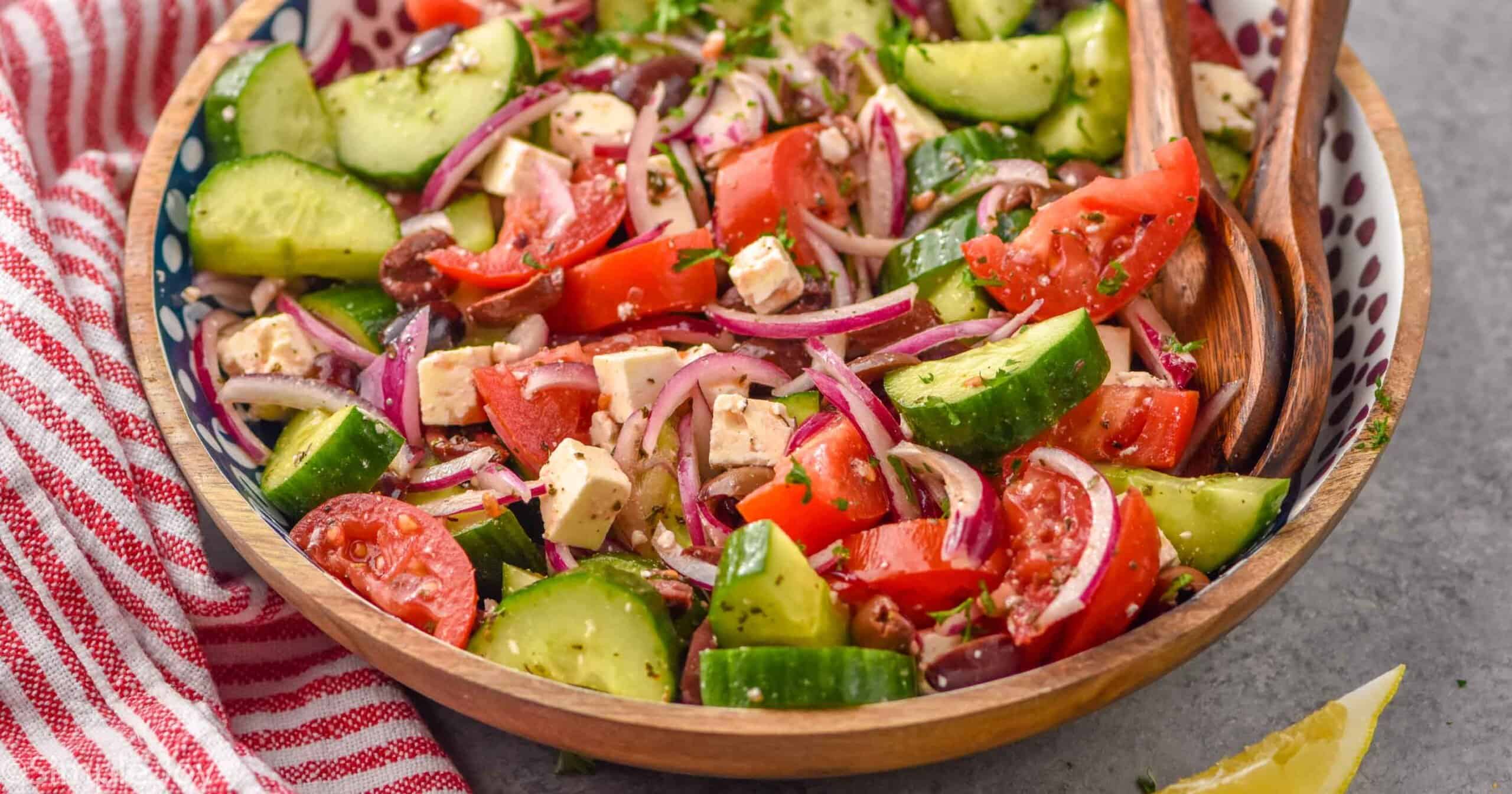 Mediterranean Salad - Simple Joy
