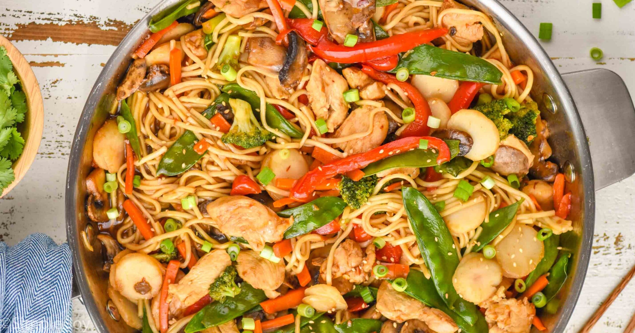 Chicken Lo Mein - Simple Joy