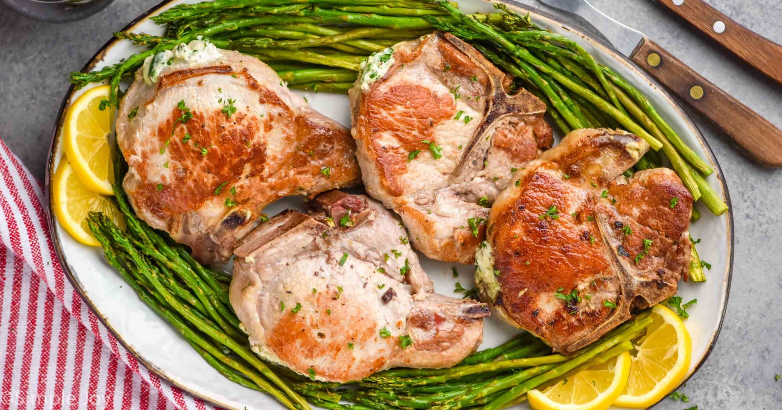 Stuffed Pork Chops - Simple Joy