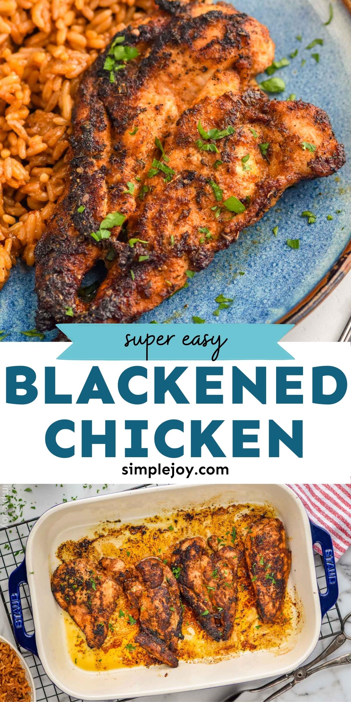 Blackened Chicken - Simple Joy