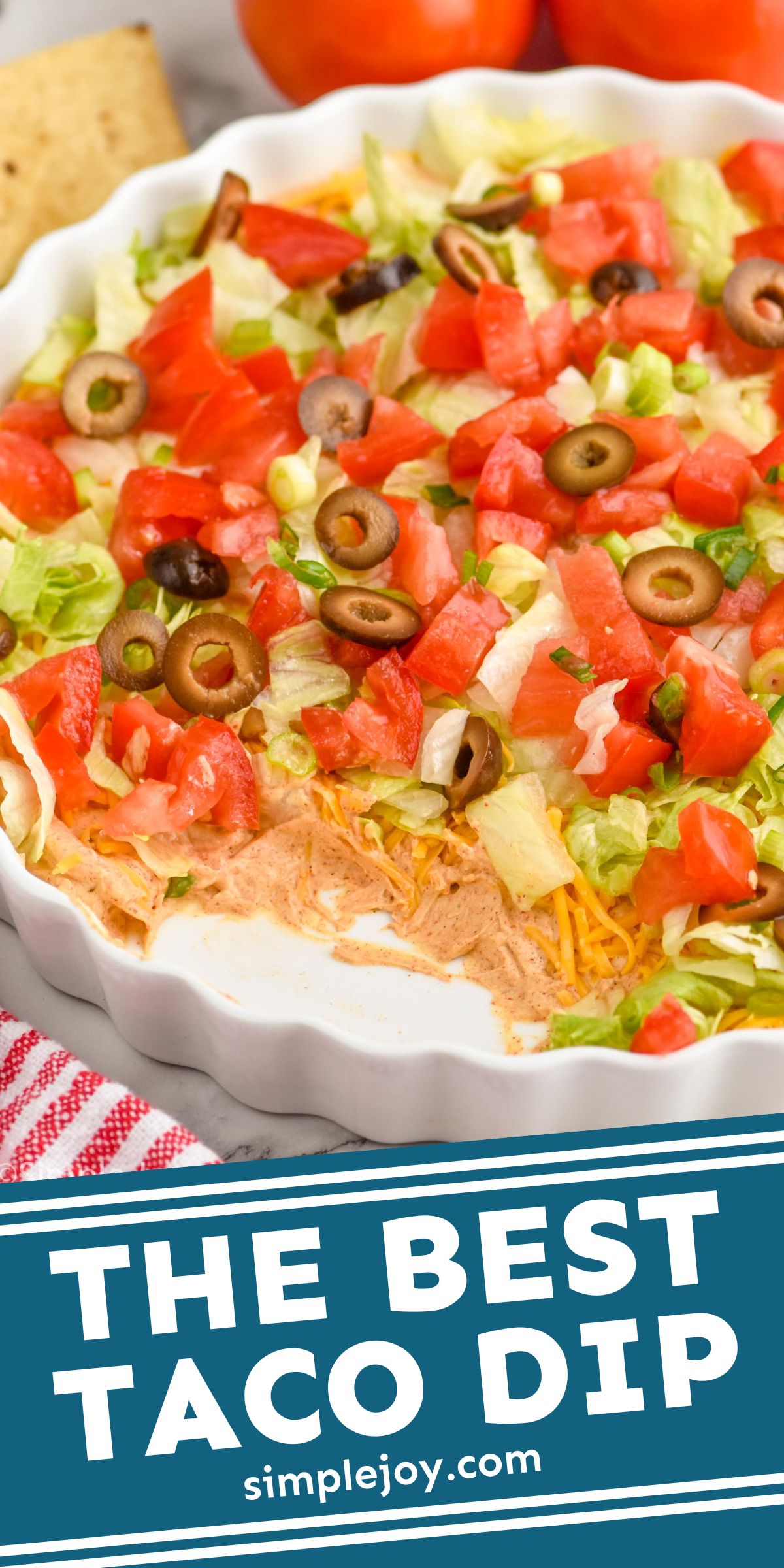 Taco Dip Recipe - Simple Joy