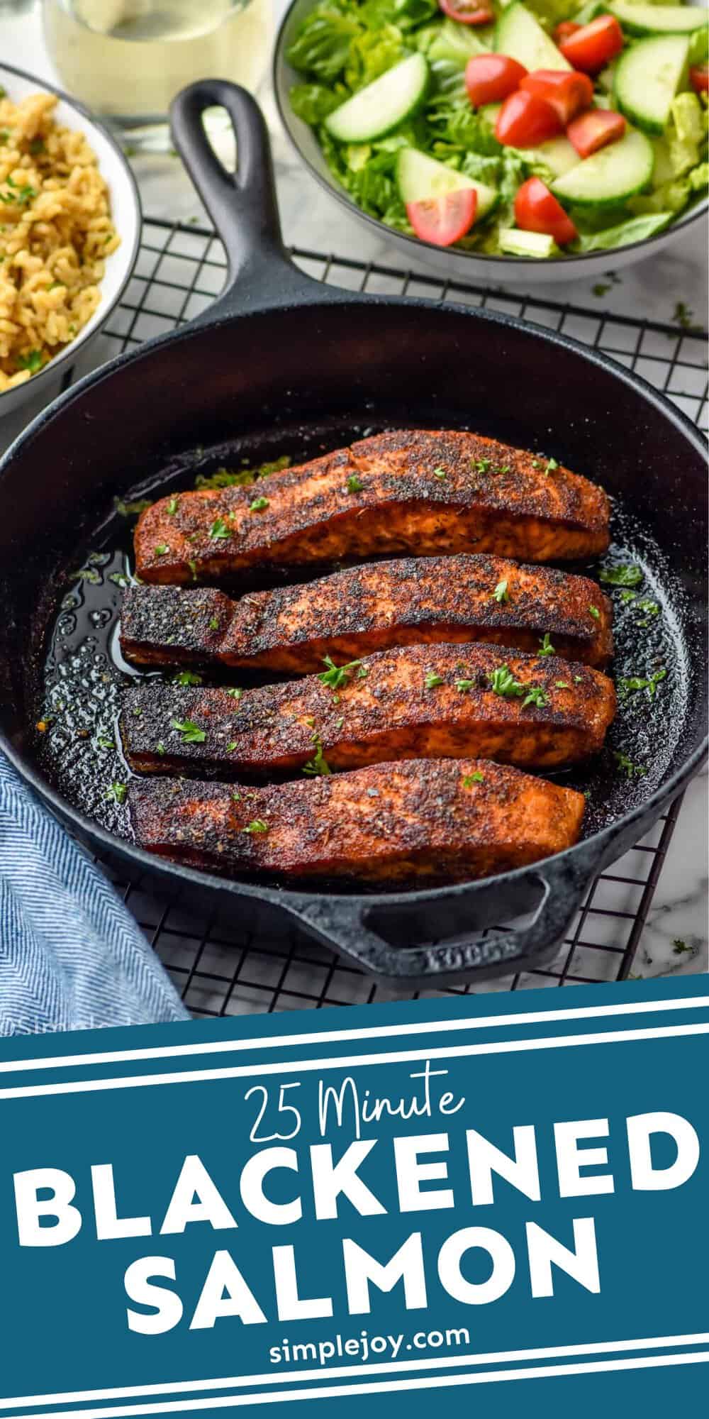 Blackened Salmon - Simple Joy