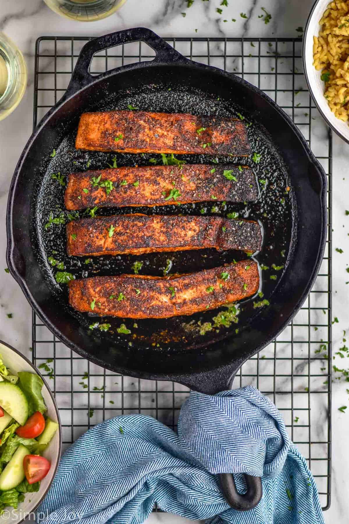 Blackened Salmon - Simple Joy