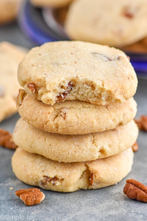 Easy Pecan Sandies (5 Ingredients!) - Simple Joy