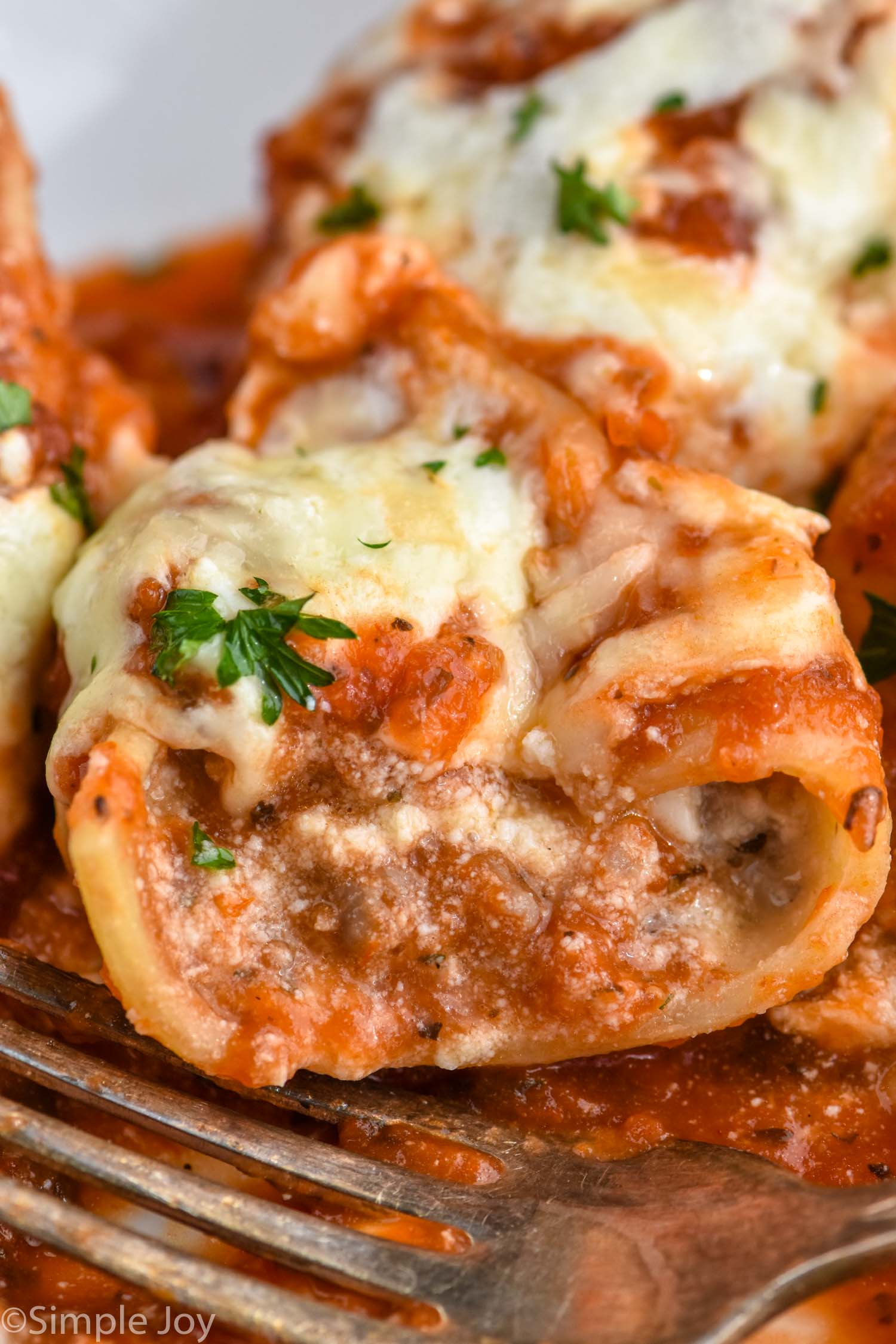 Stuffed Shells with Meat - Simple Joy