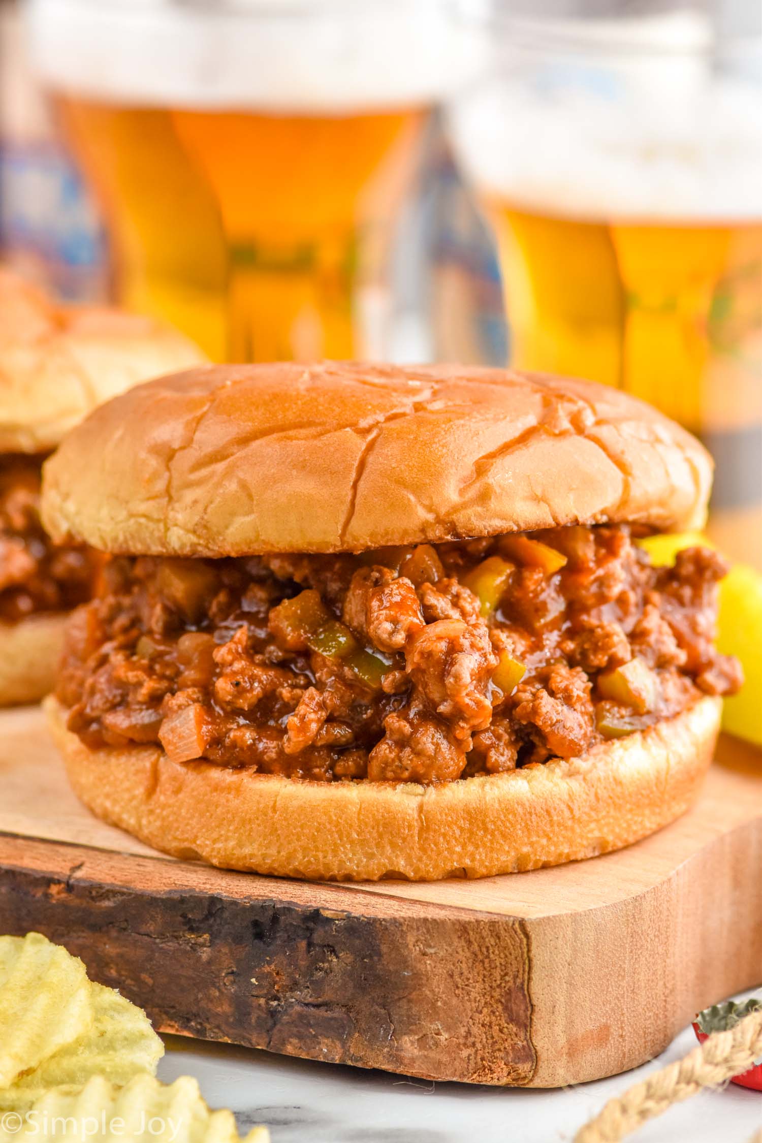 Homemade Sloppy Joes - Simple Joy