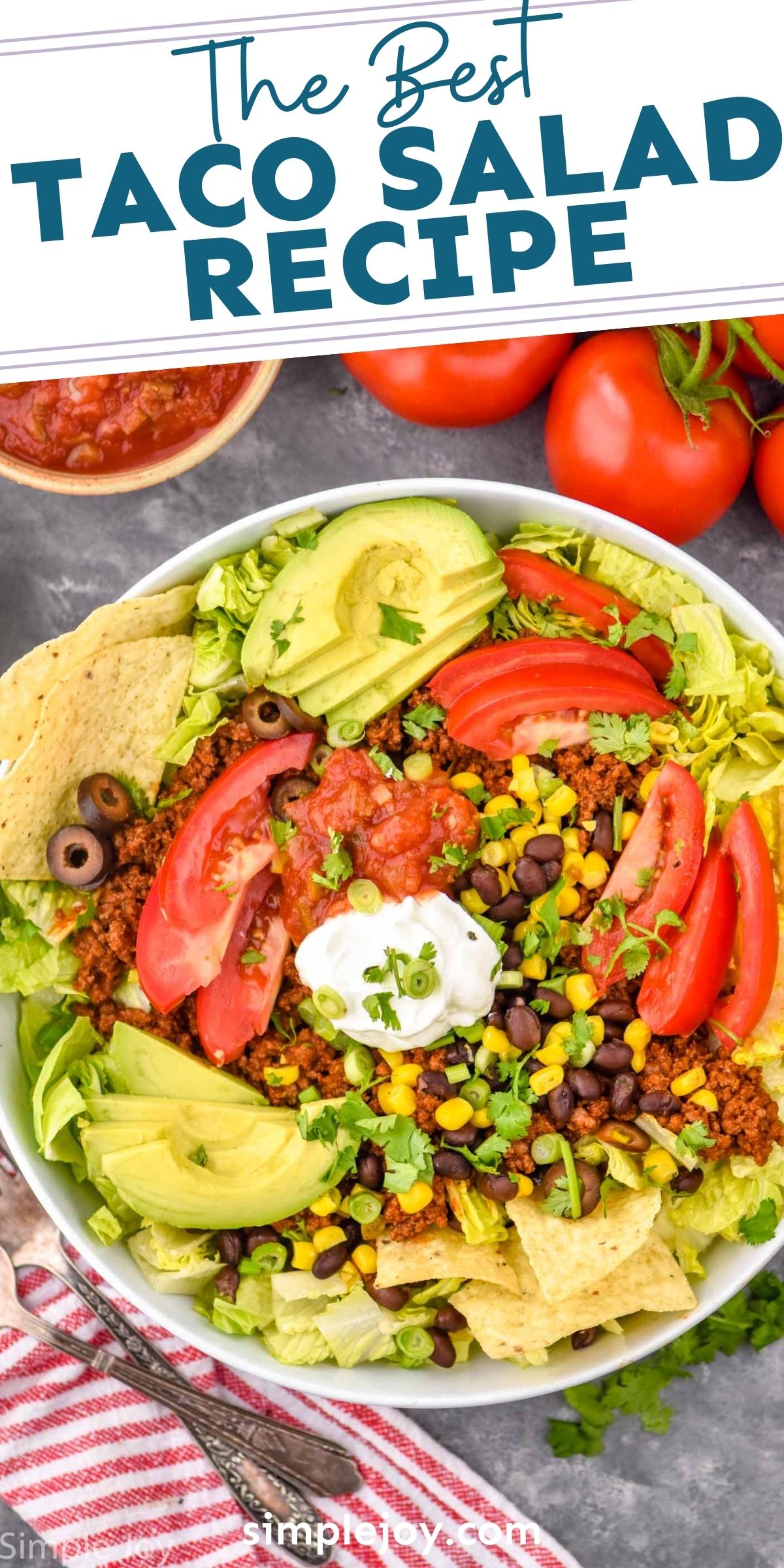Taco Salad Recipe - Simple Joy