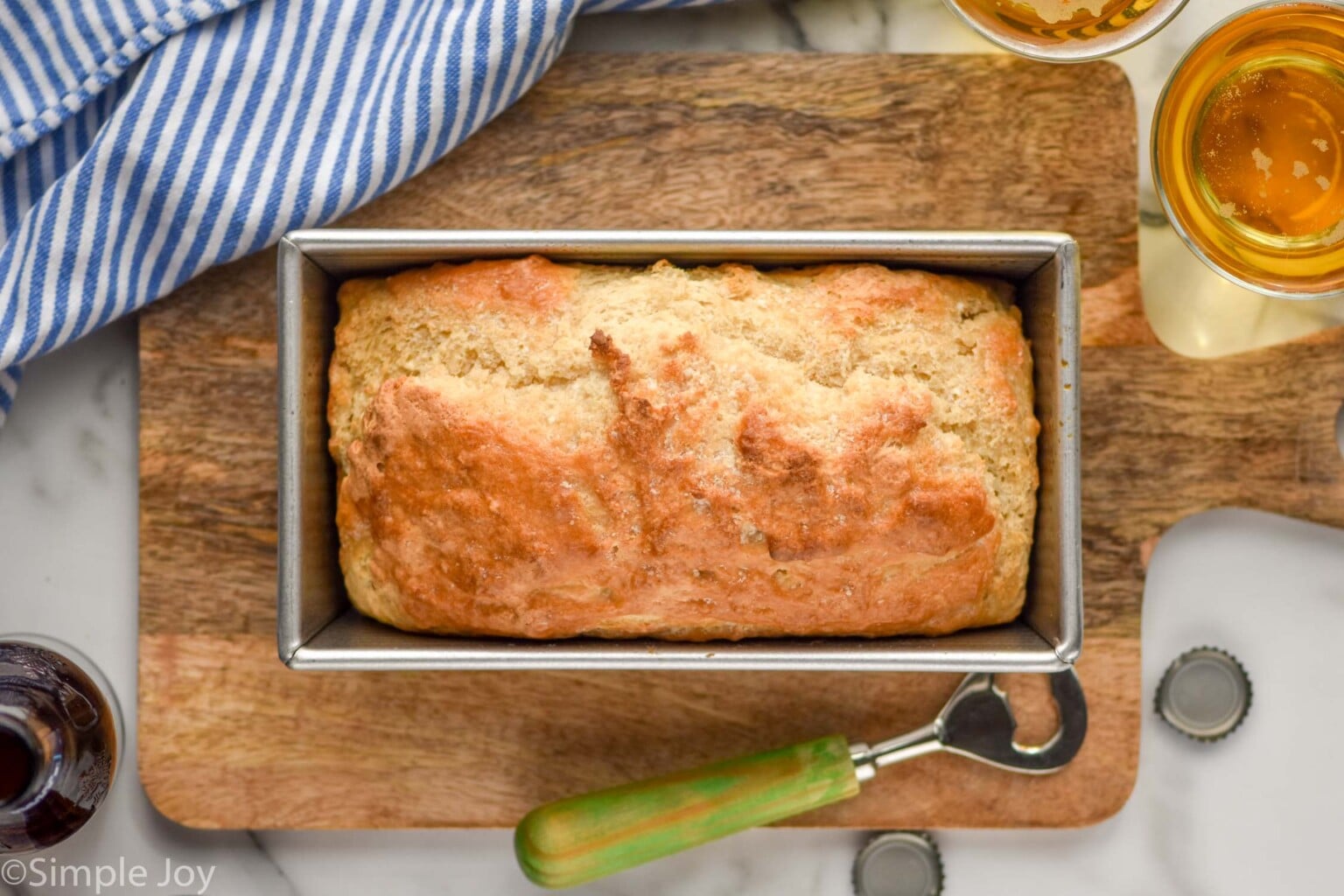 Three Ingredient Beer Bread Recipe - Simple Joy